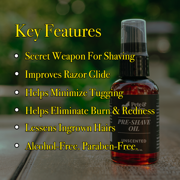 Pre-Shave Oil - Best Shaving Oil for Men | Pete & Pedro